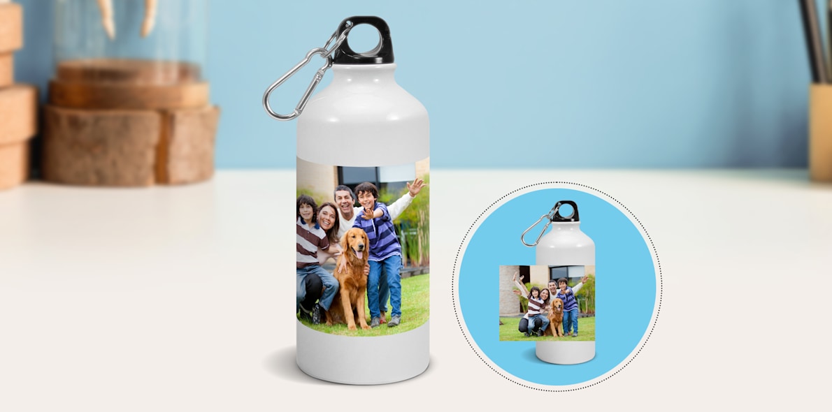 Personalized water bottles store